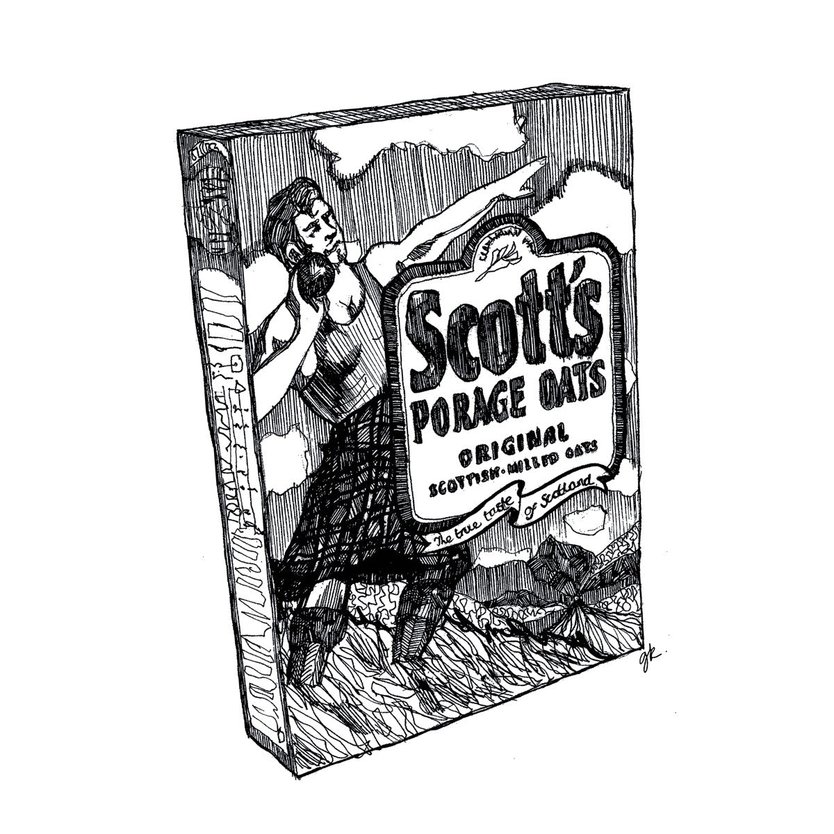 Fine Art Porridge Prints from Sottish Designer Gillian Kyle – GILLIAN KYLE